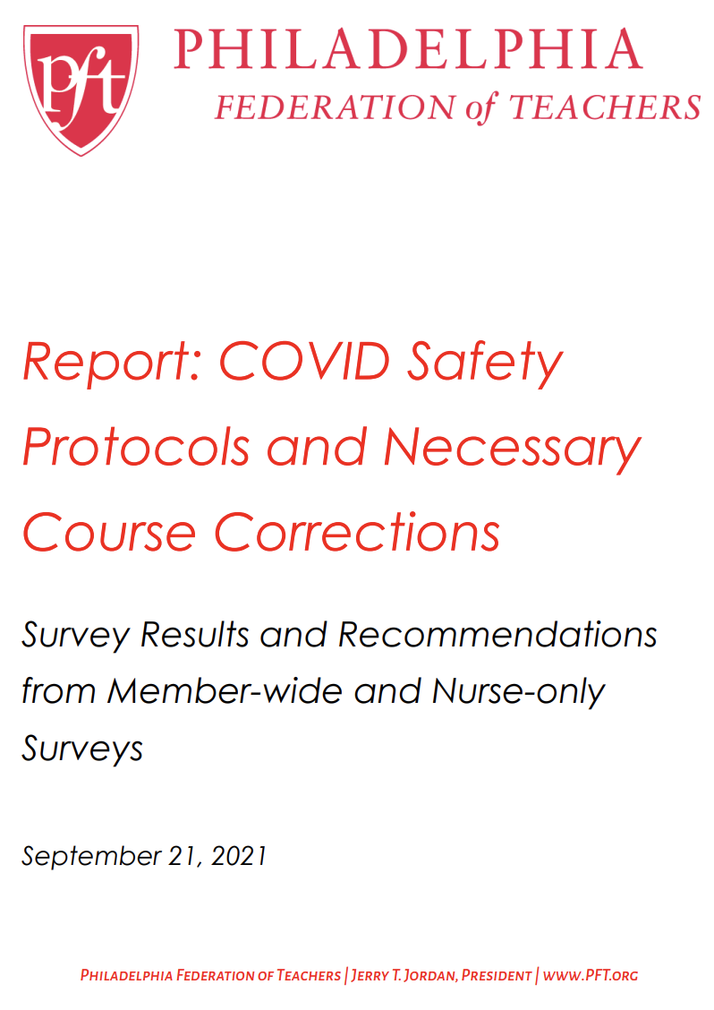 New PFT Report: COVID Safety Protocols and Necessary Course Corrections ...