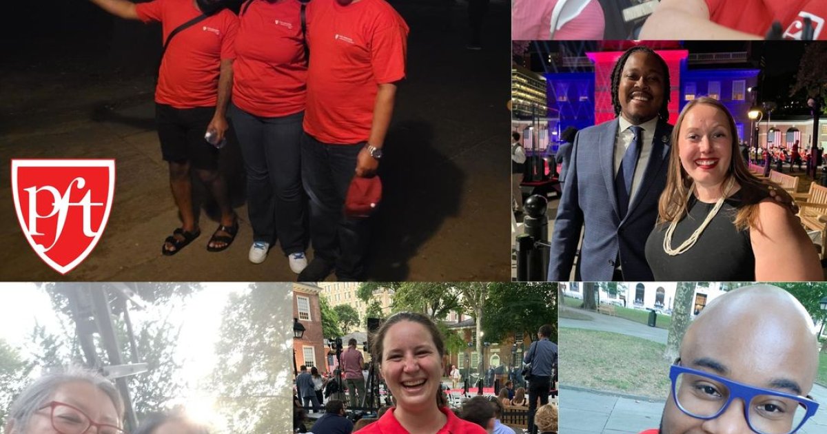 PFT Members Present at Historic POTUS Speech | Philadelphia Federation ...