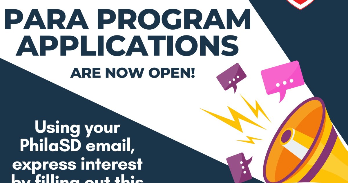 PARAPROFESSIONALS' UPDATE: Para Pathway Applications Now Open ...