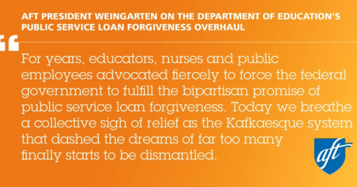 PSLF Overhaul: What it means for you! | Philadelphia Federation of Teachers