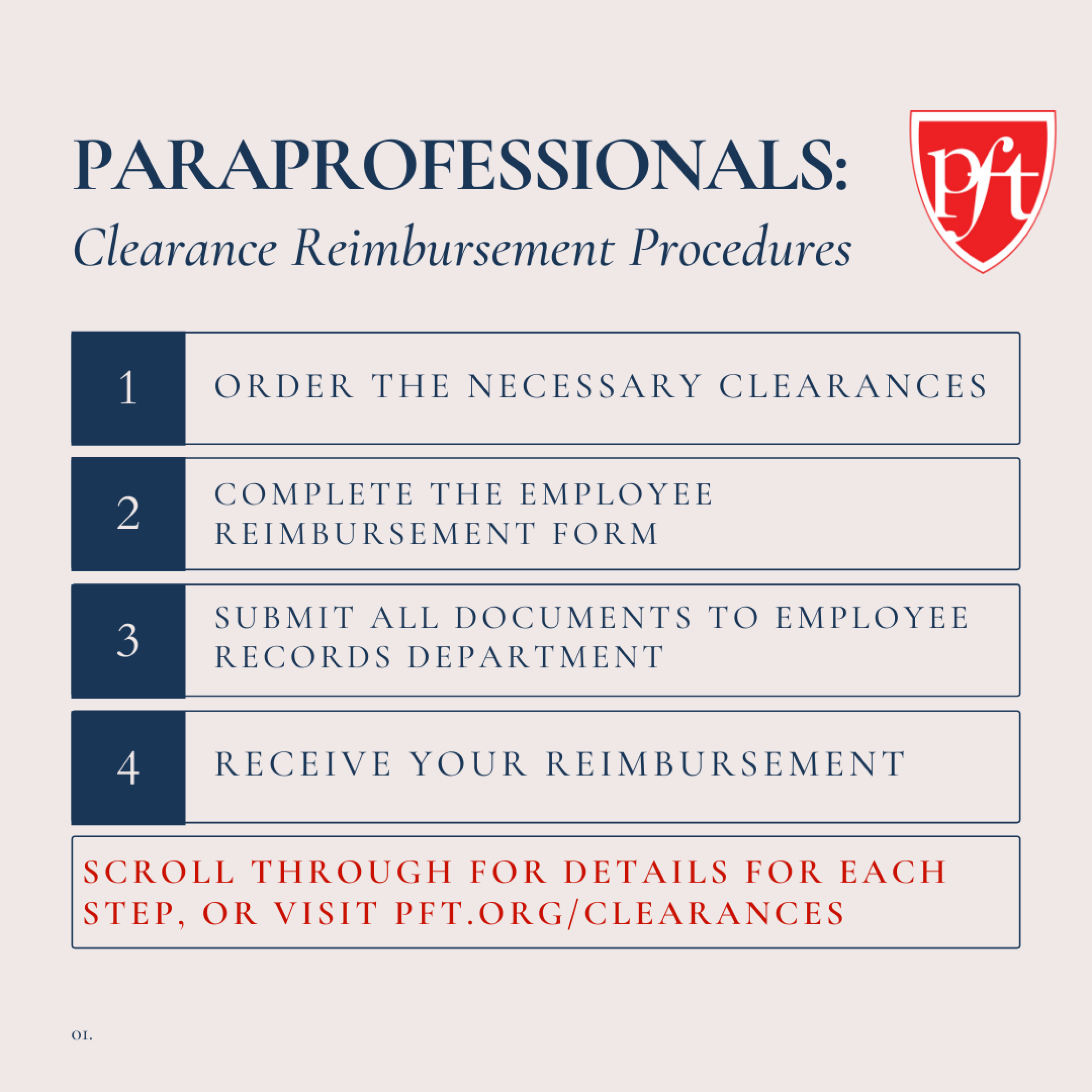Paraprofessionals: Clearance Reimbursement Guidance | Philadelphia ...