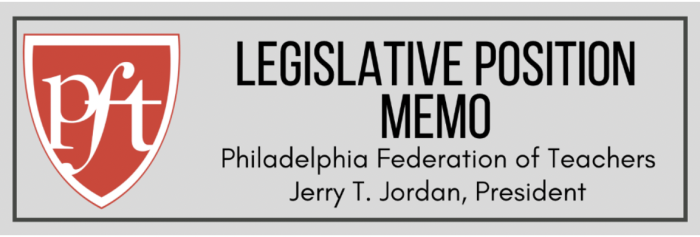 Legislative Memo: Opposition to EITC Expansion | Philadelphia ...